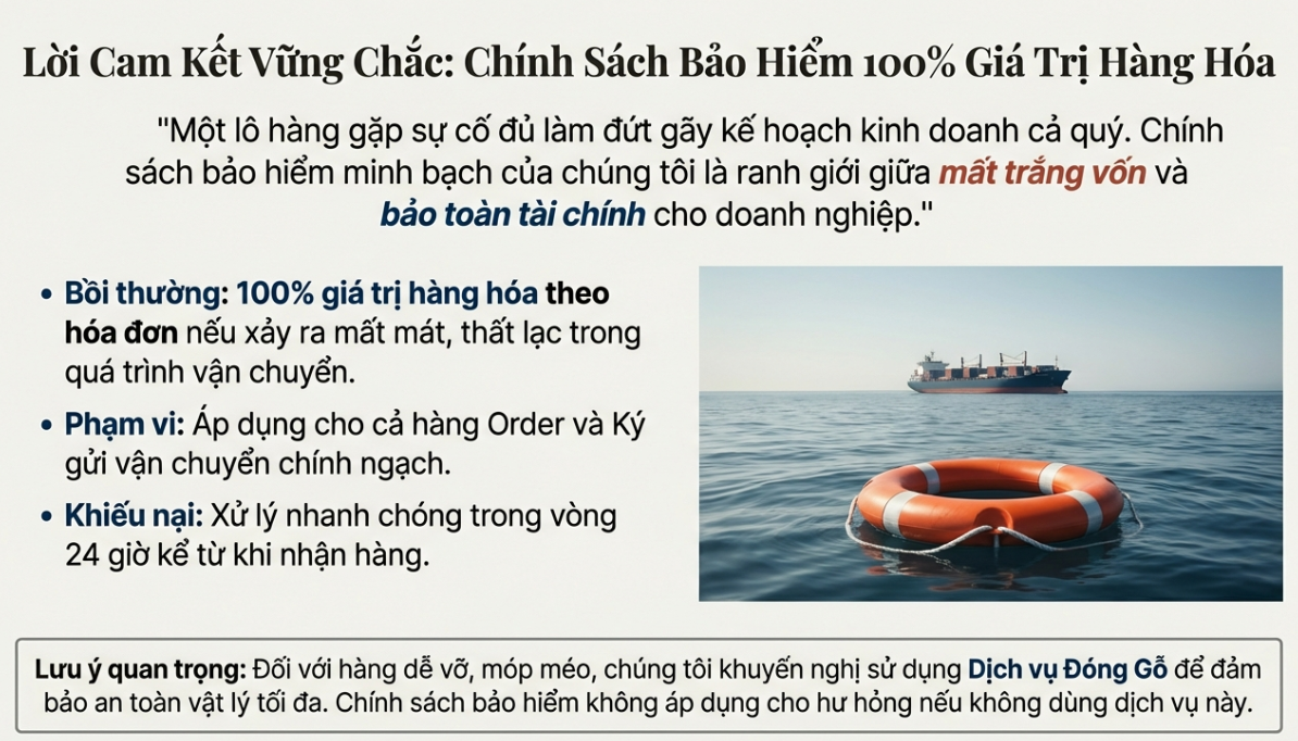 Đơn vị vận chuyển Trung Quốc về Đà Nẵng uy tín | Hoa Nam Logistics